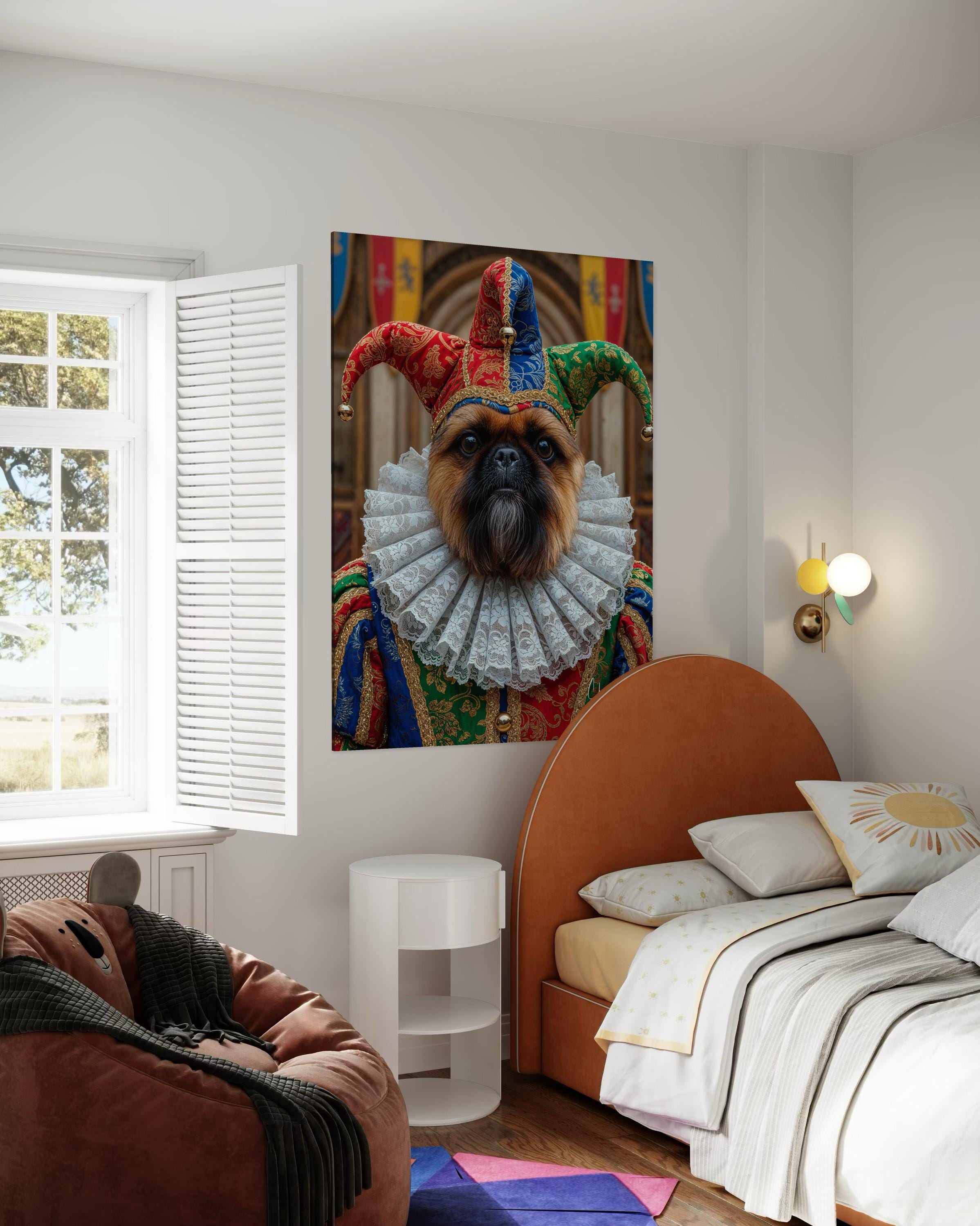 Portrait of YOUR Dog, Jester to the King of France, 100% Personalized ...