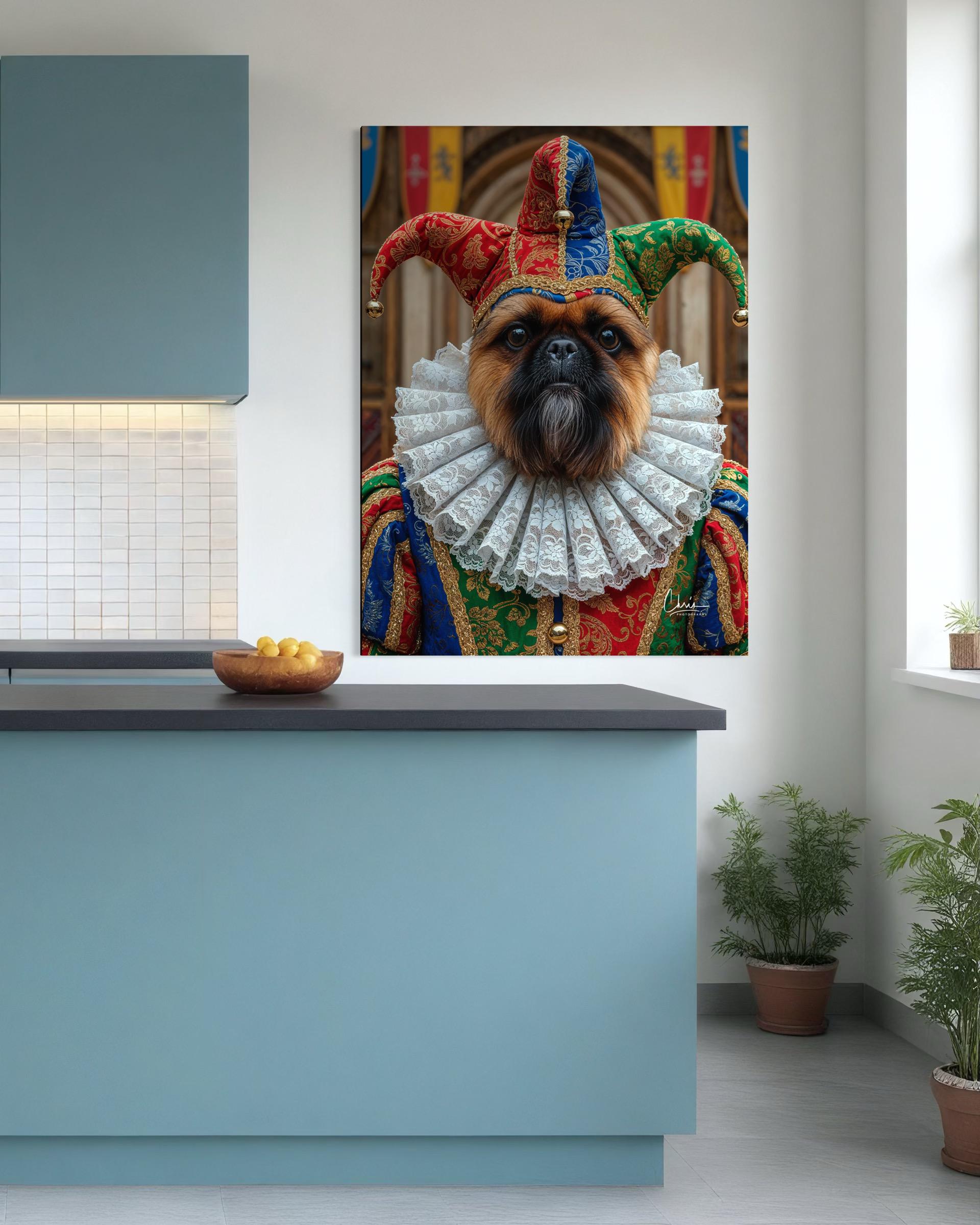 Portrait of YOUR Dog, Jester to the King of France, 100% Personalized ...