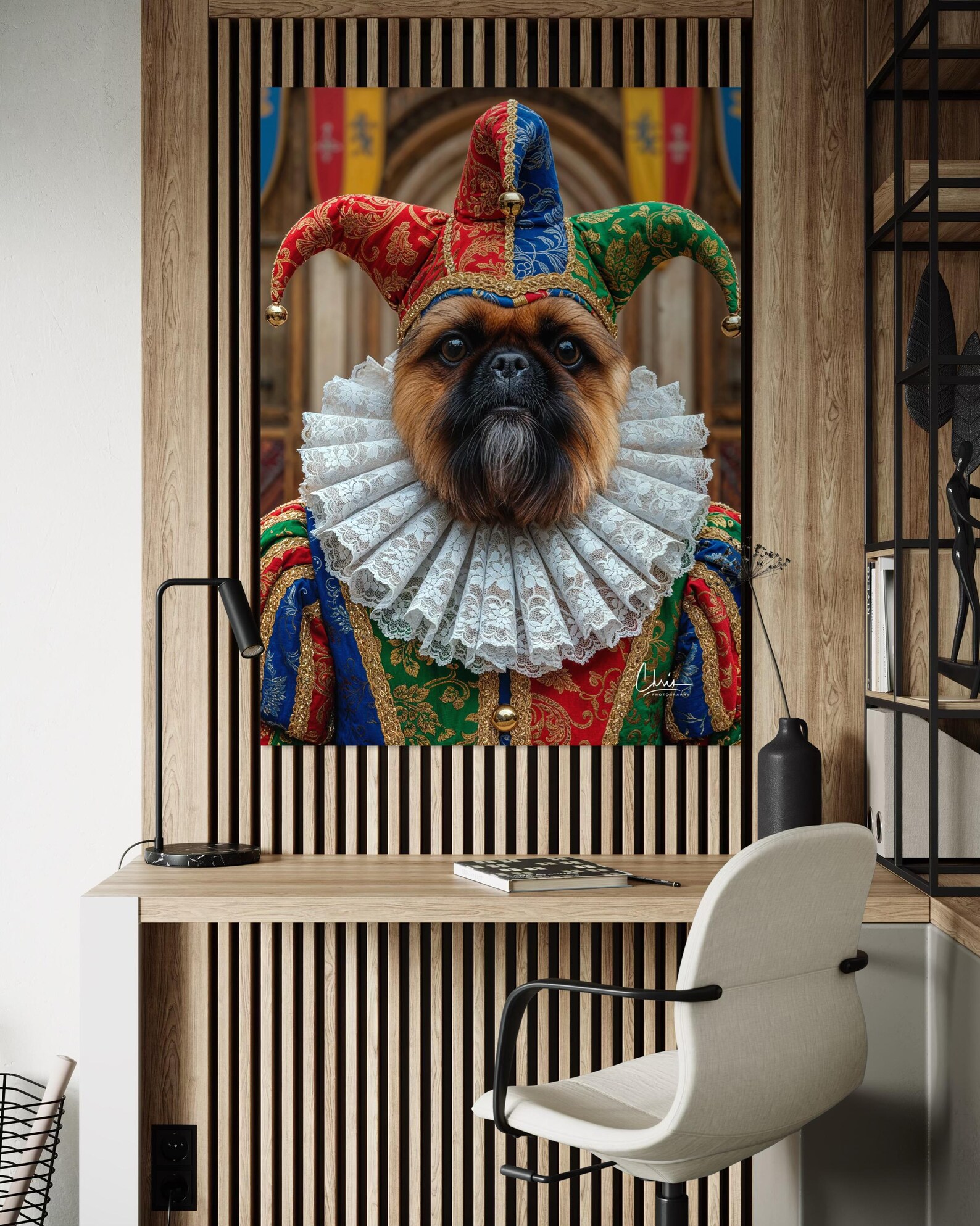 Portrait of YOUR Dog, Jester to the King of France, 100% Personalized ...