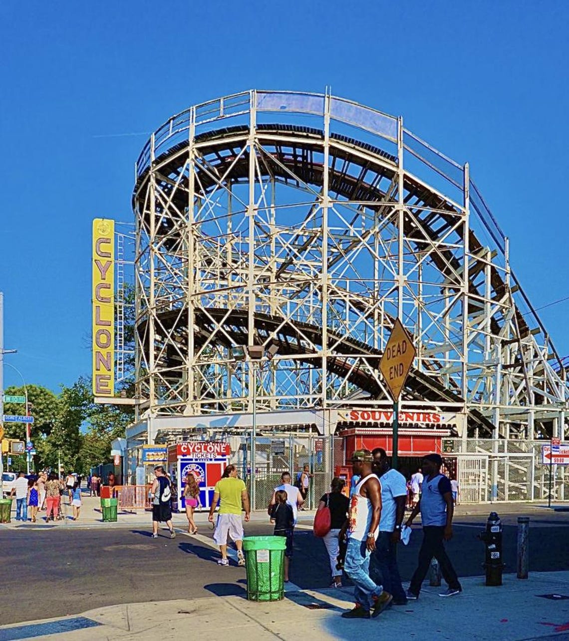 The Cyclone!! / Coney Island NY / New York City Photograph - Etsy