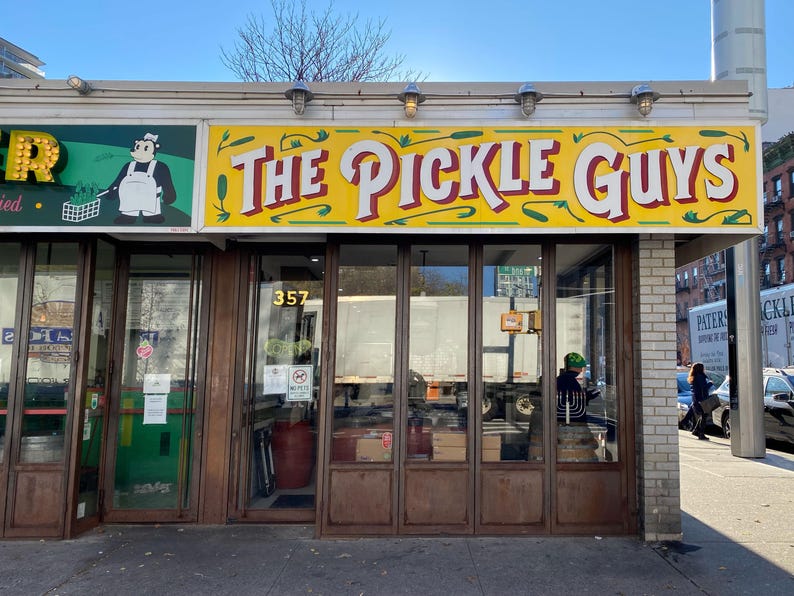 The Pickle Guys NYC: Lower East Side Storefront Photograph - Etsy