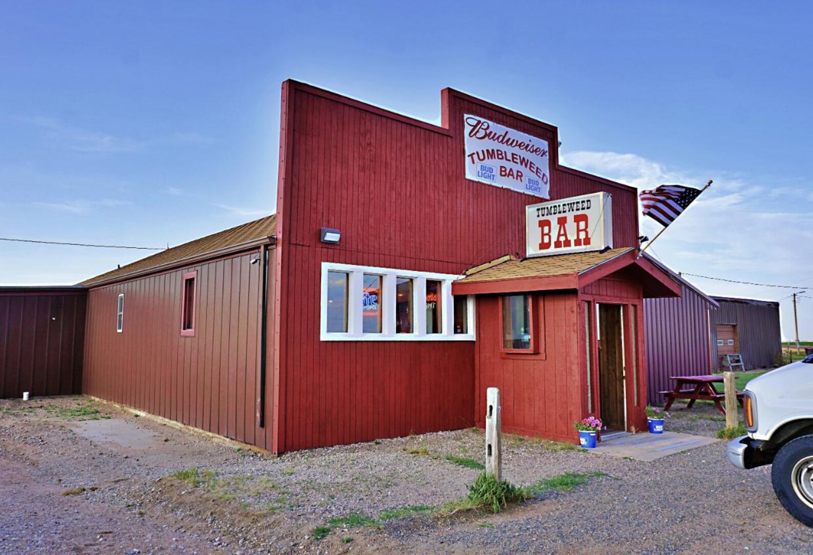 Tumbleweed Bar / Side of the Road Bar in Cheyenne Wyoming / Landscape ...