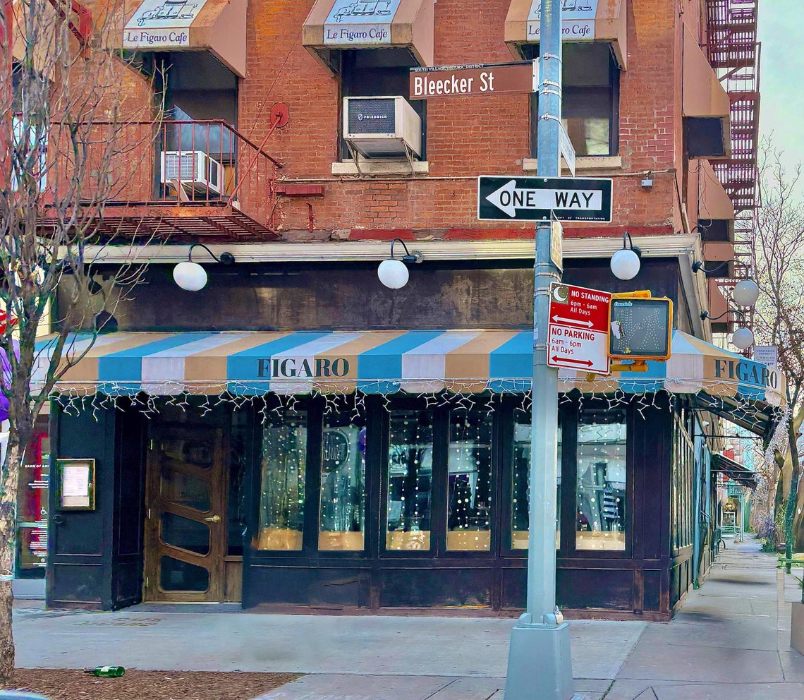 Figaro Café / Bleecker Street / Greenwich Village / Storefronts of New ...