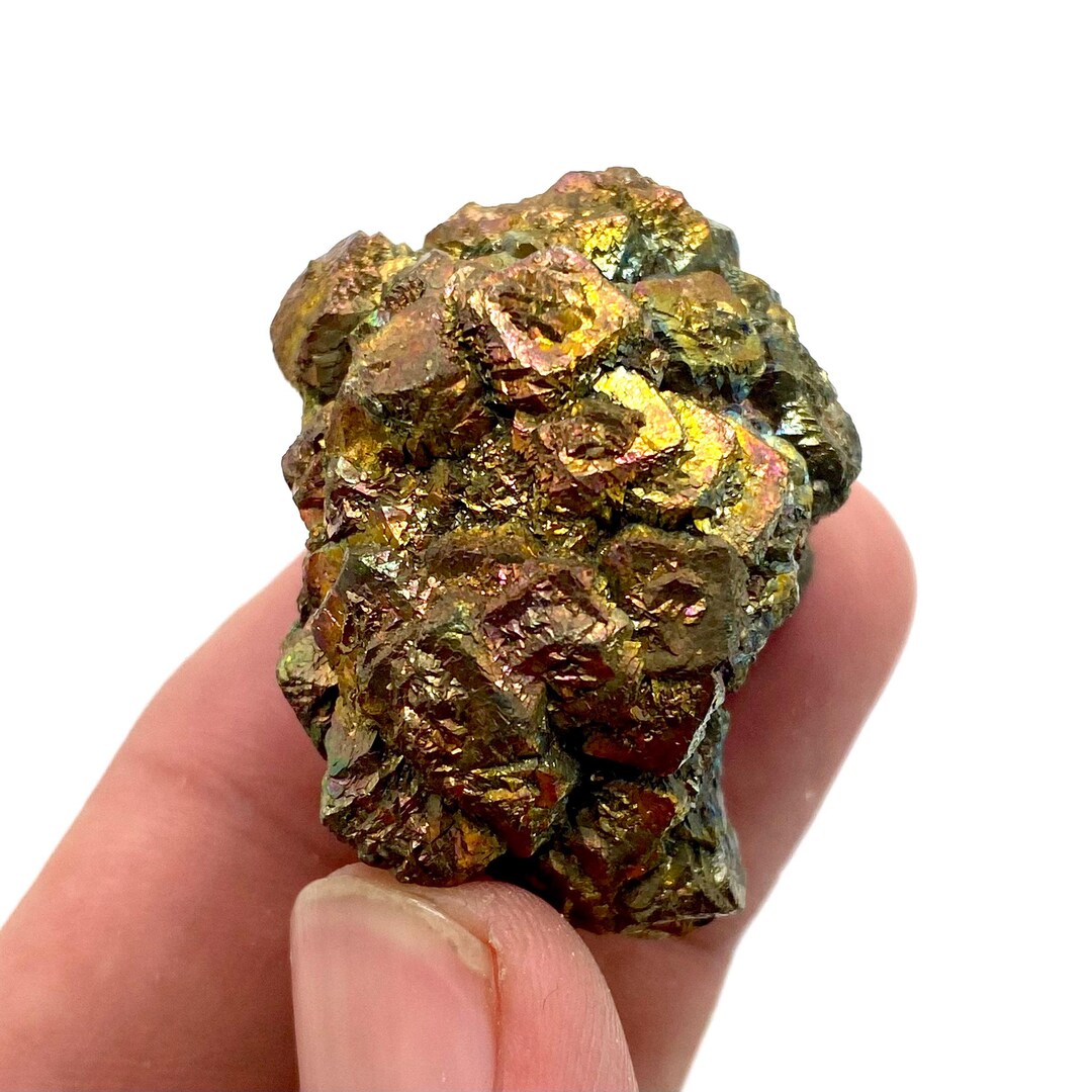 Natural Rainbow Pyrite Marcasite Pakistan Mineral Specimen ( 71 Grams ...
