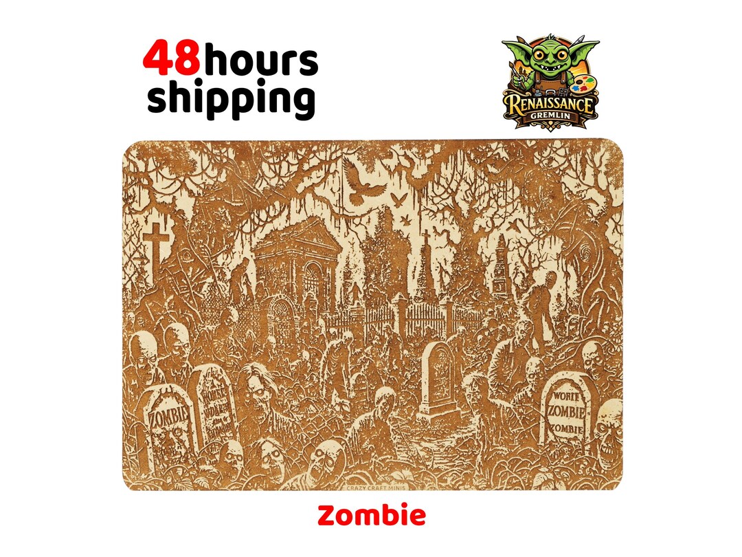 Zombie Dry Brushing Texture Palette A4 / A5 / A6 Versions | Detailed ...