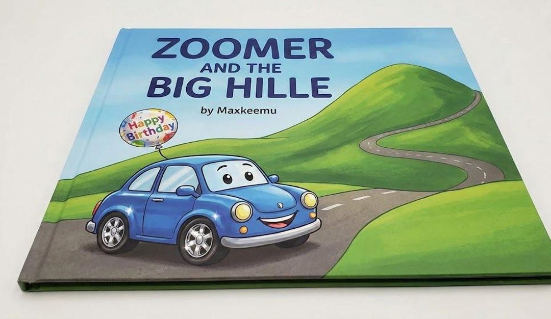 Zoomer and the Big Hill, Children's Book (digital Download) - Etsy