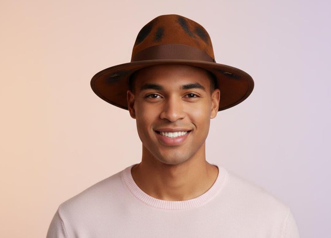 Burned Tattered Freddy Style Brown Fedora Costume Hat - Etsy