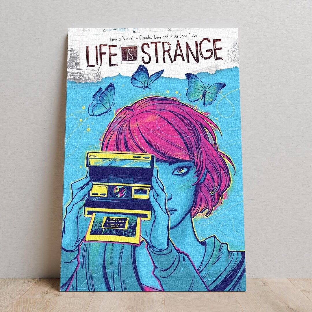 Life is Strange Poster, Chloe and Max Wall Art, Unframed Canvas Print ...