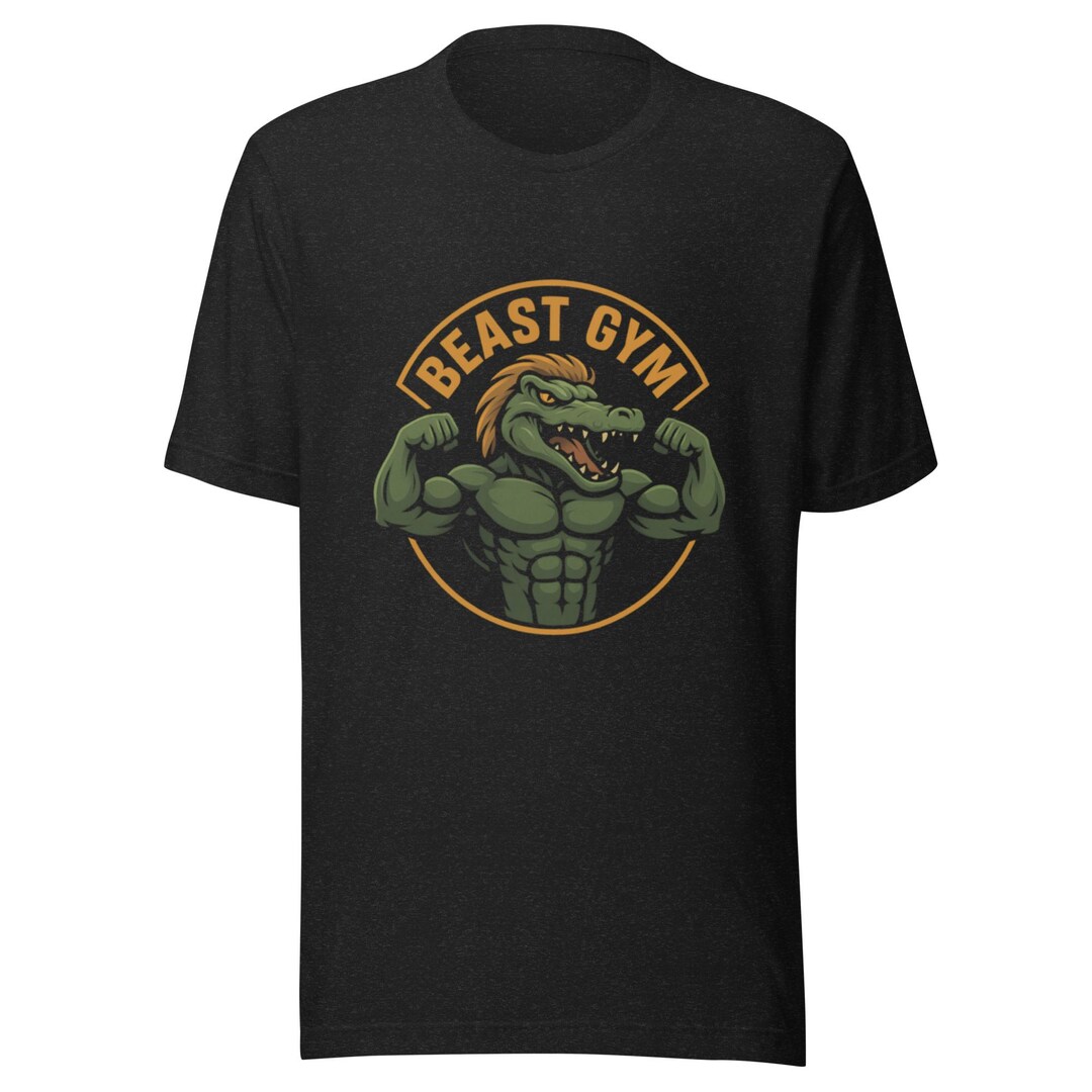 Beast Gym Crocodile Unisex T-shirt - Etsy