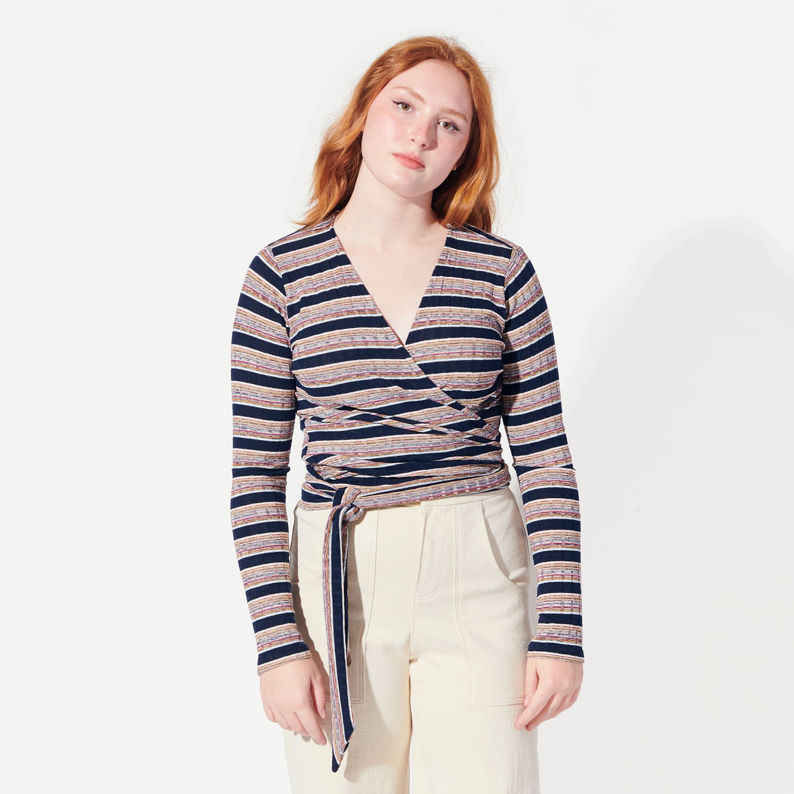 Desert Disco Sweater Wrap Top Midnight Blue - Etsy