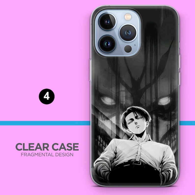 Attack on Titan Phone Case Levi Ackerman Anime Cover for iPhone 17 Pro ...