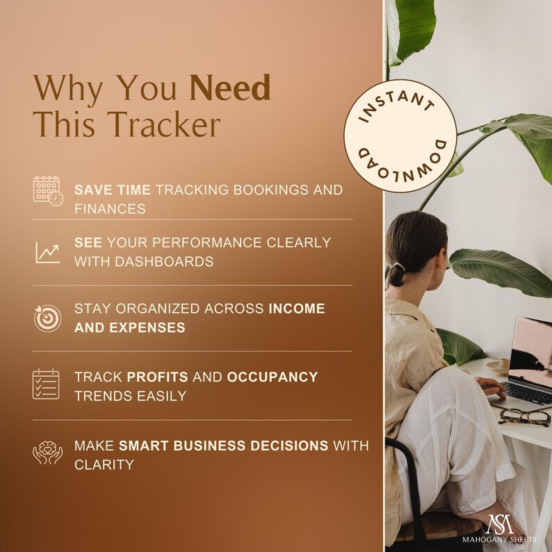 Airbnb Income and Expense Tracker Excel Dark Mode Rental Property ...