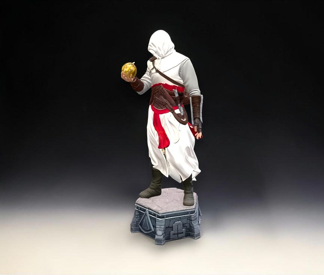 STL File for 3D Printing Hooded Assassin Figure Digital Dowload - Etsy