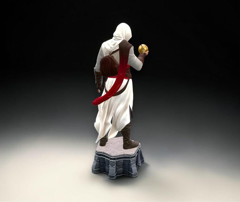 STL File for 3D Printing Hooded Assassin Figure Digital Dowload - Etsy