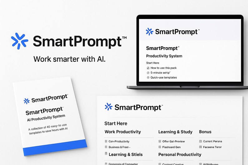 Smartprompt - Beginners Guide to AI - Etsy