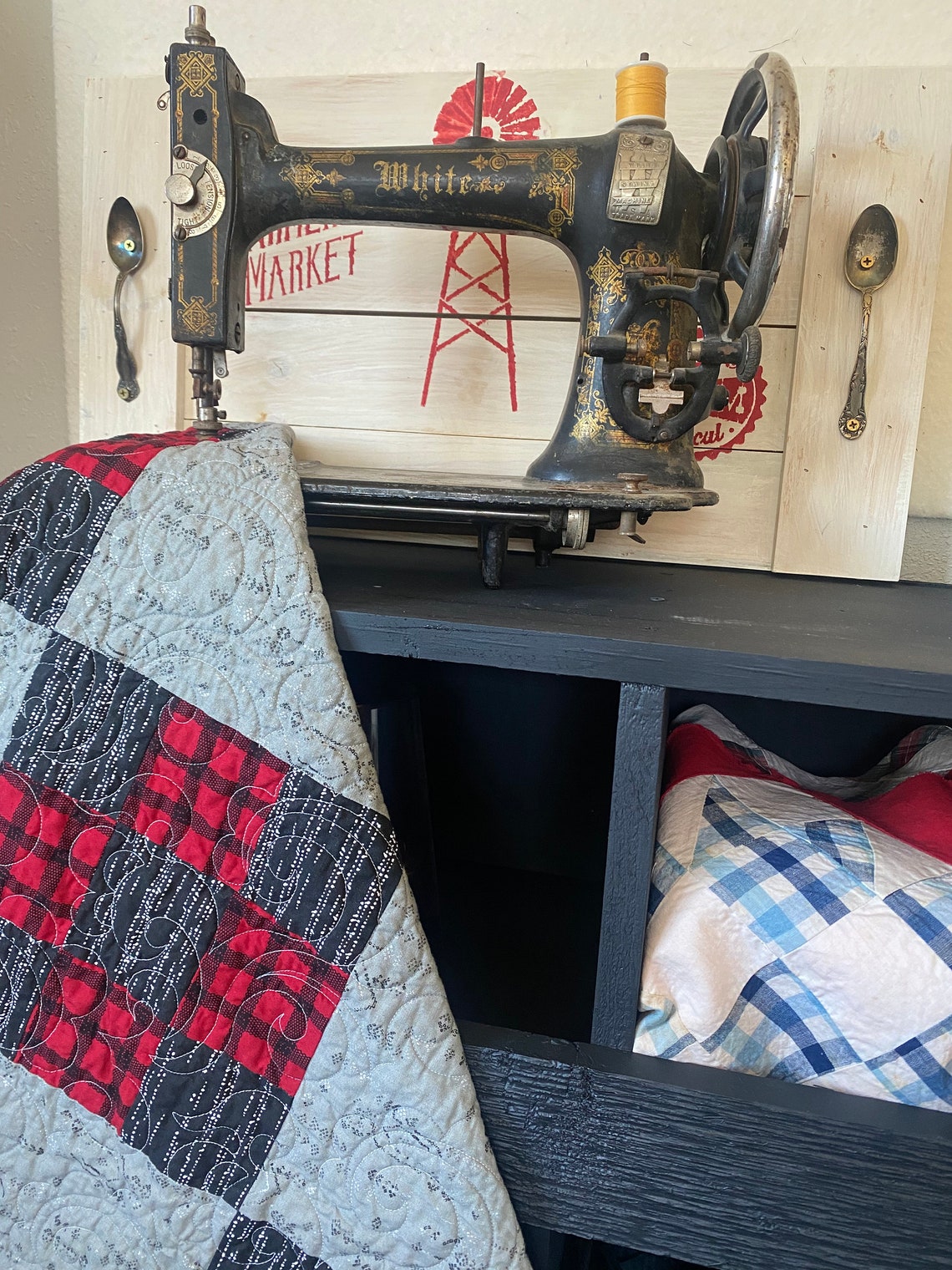 Beth Dutton Quilt From Yellowstone Tv Series Homemade, Red & Black - Etsy