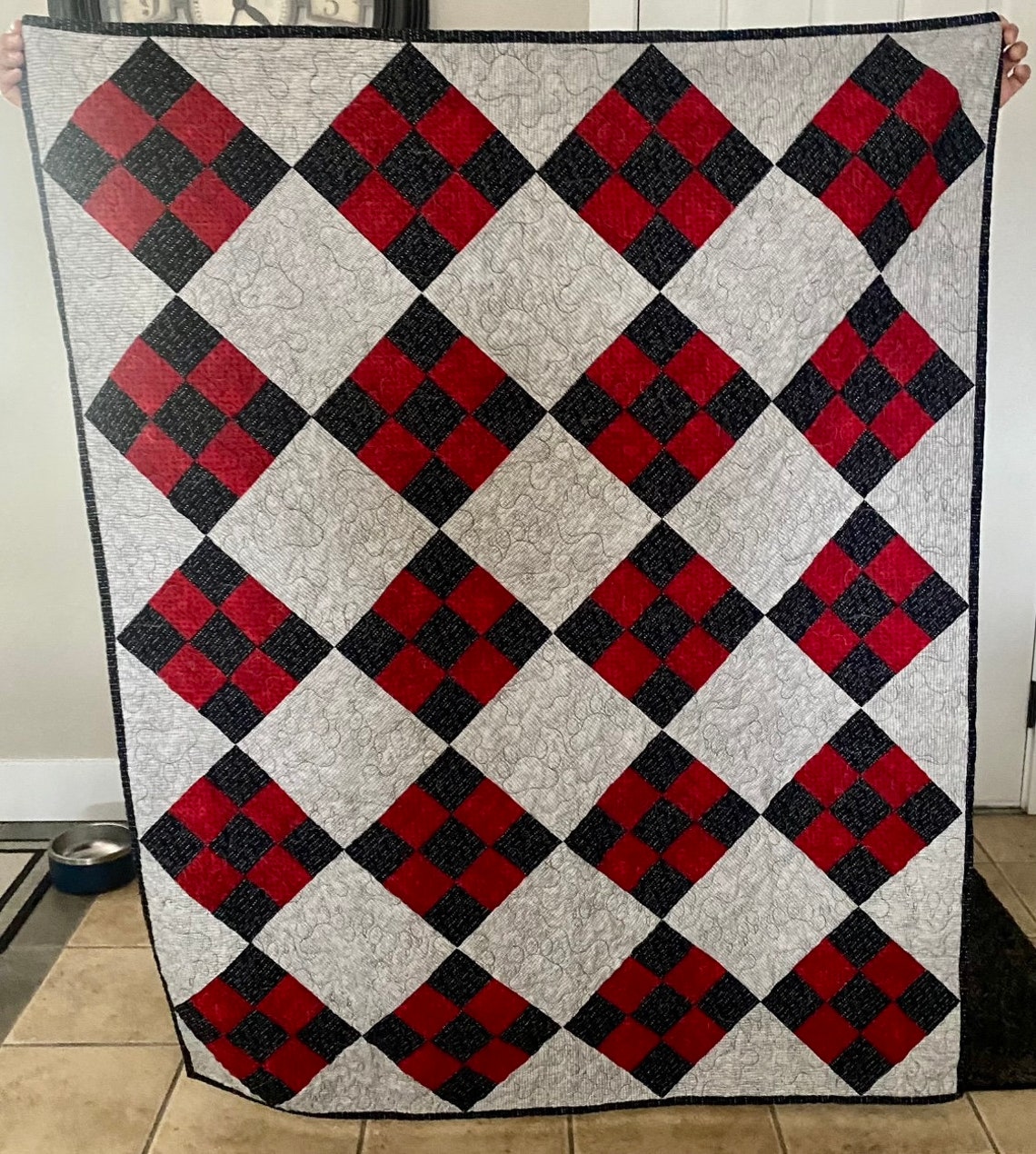 Beth Dutton Quilt From Yellowstone Tv Series Homemade, Red & Black - Etsy