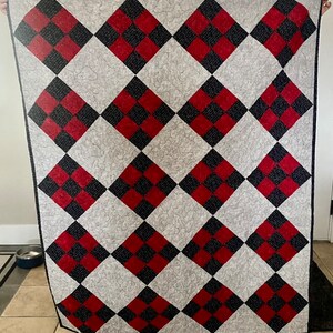 Beth Dutton Quilt From Yellowstone Tv Series Homemade, Red & Black - Etsy