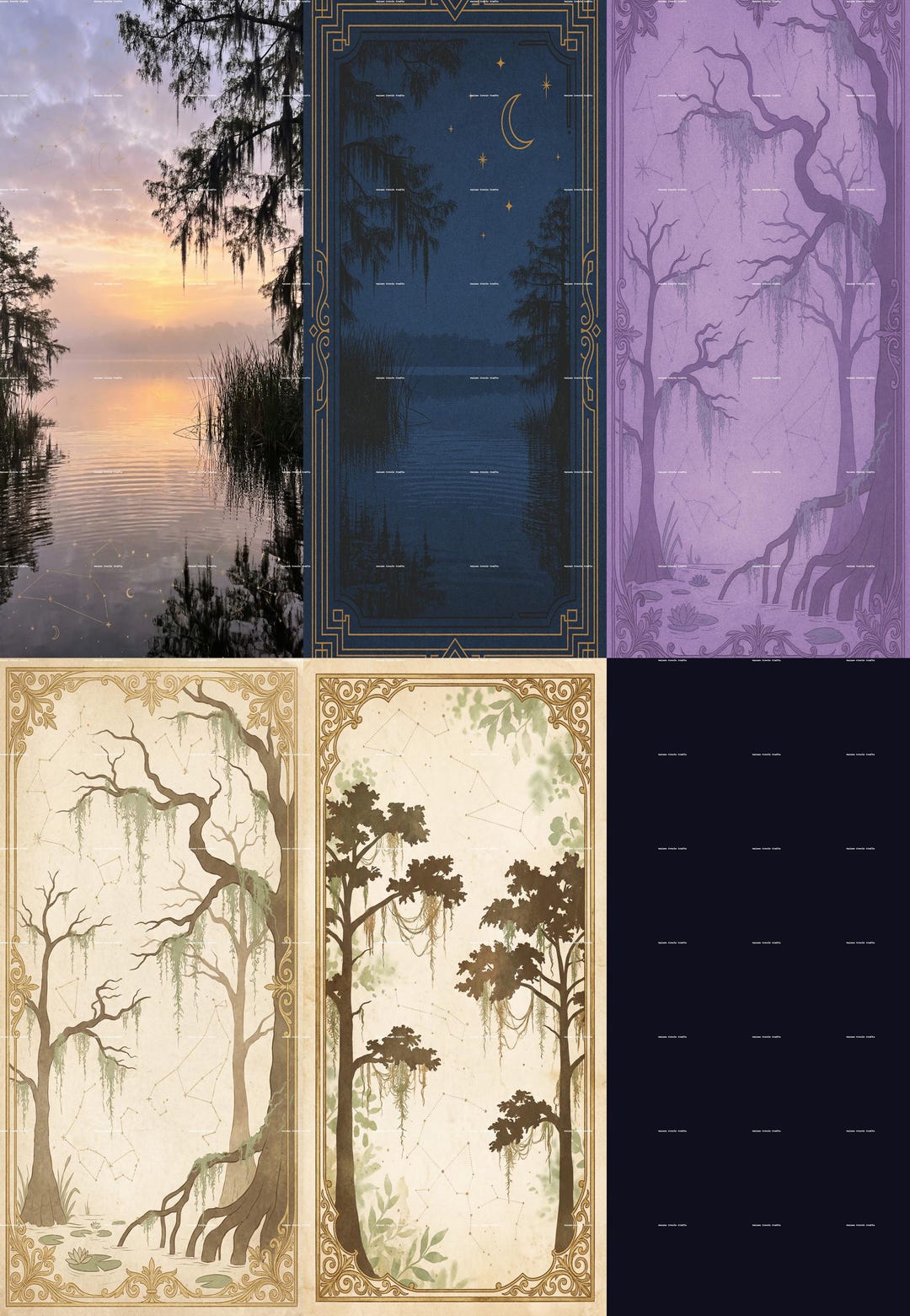 Creole Bayou Mystic Wallpaper Bundle — Set of 5 Phone Backgrounds - Etsy