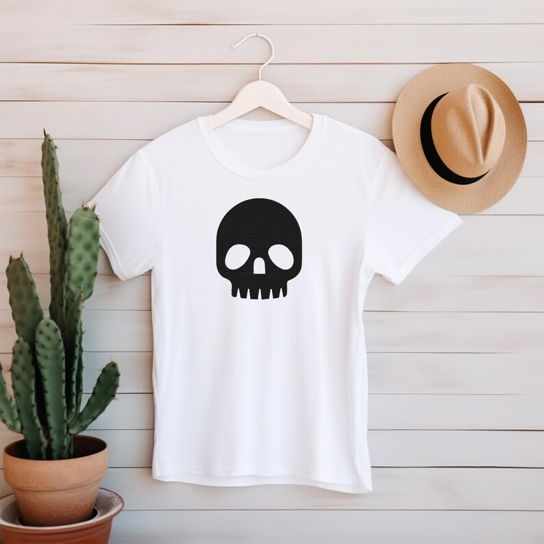 Gothic Skull Machine Embroidery Design, Set of 9, Instant Download - Etsy