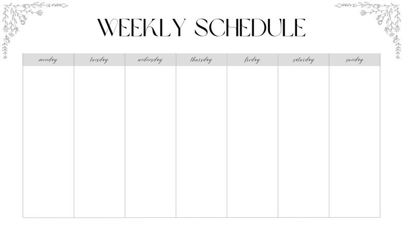 Editable Weekly Planner 2026, Printable Vertical Layout (PDF) - Etsy