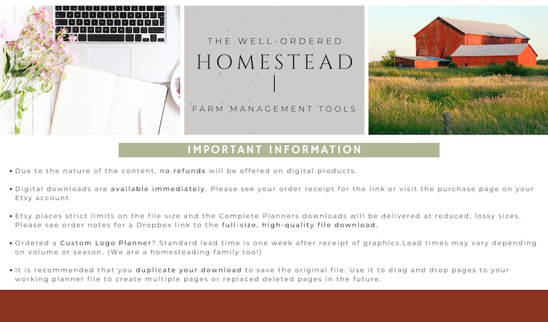 HOMESTEAD RABBIT PLANNER - Digital and Printable Homestead Management ...