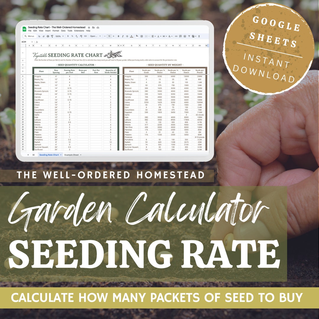 VEGETABLE SOWING CALCULATOR -when Should I Plant My Garden Seeds ...