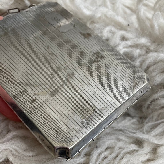 Vintage 1920s Silverplate Dance Wallet Compact Purse … - Gem