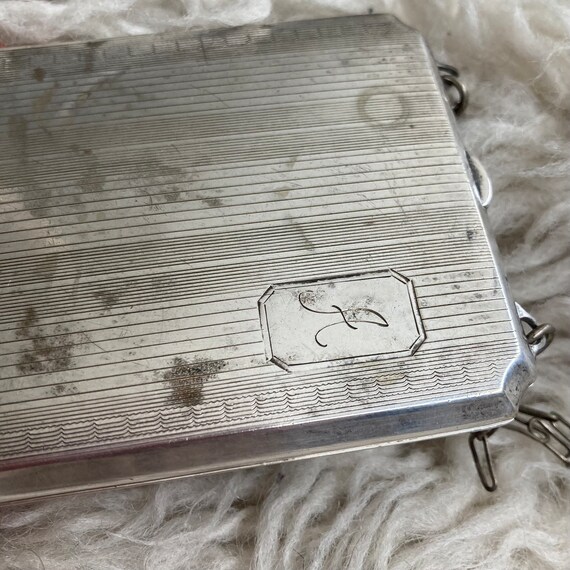 Vintage 1920s Silverplate Dance Wallet Compact Purse … - Gem