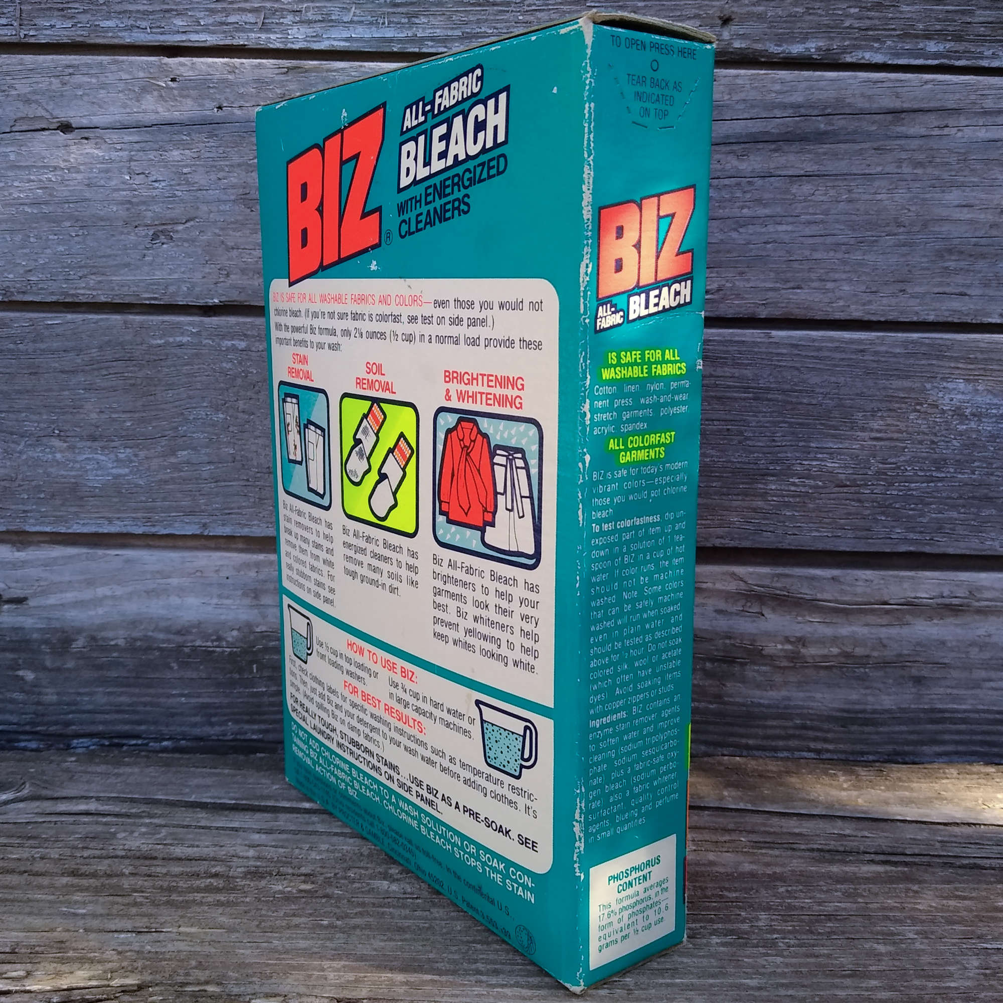 Vintage Rare 1980s Biz All-fabric Bleach 20 Oz Unopened Box - Etsy