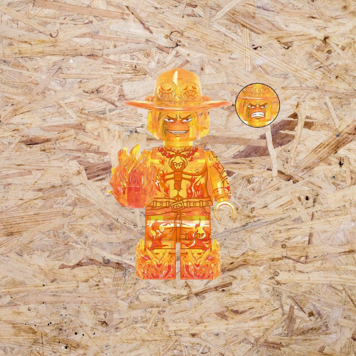 Monkey D. Luffy Lego-style Mini Figure | One Piece Anime Mini Figure ...