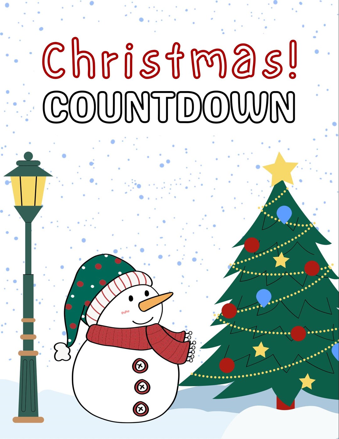 10 Day Christmas Countdown Calander - Etsy