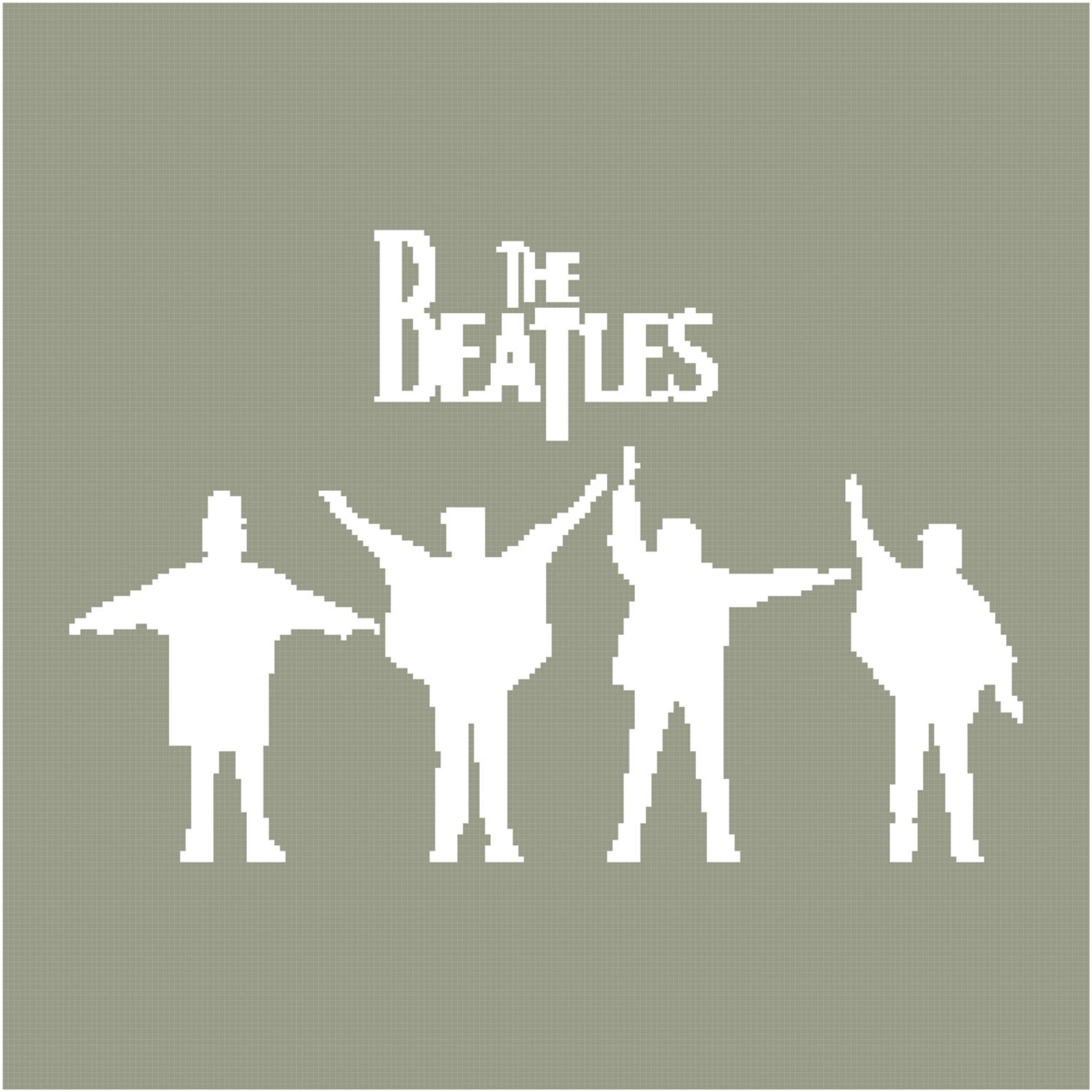 Cross Stitch Pattern - the Beatles 2 - PDF - Instant Digital Download ...