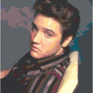 Cross Stitch Pattern - Elvis Presley 4 - PDF - Instant Digital Download ...