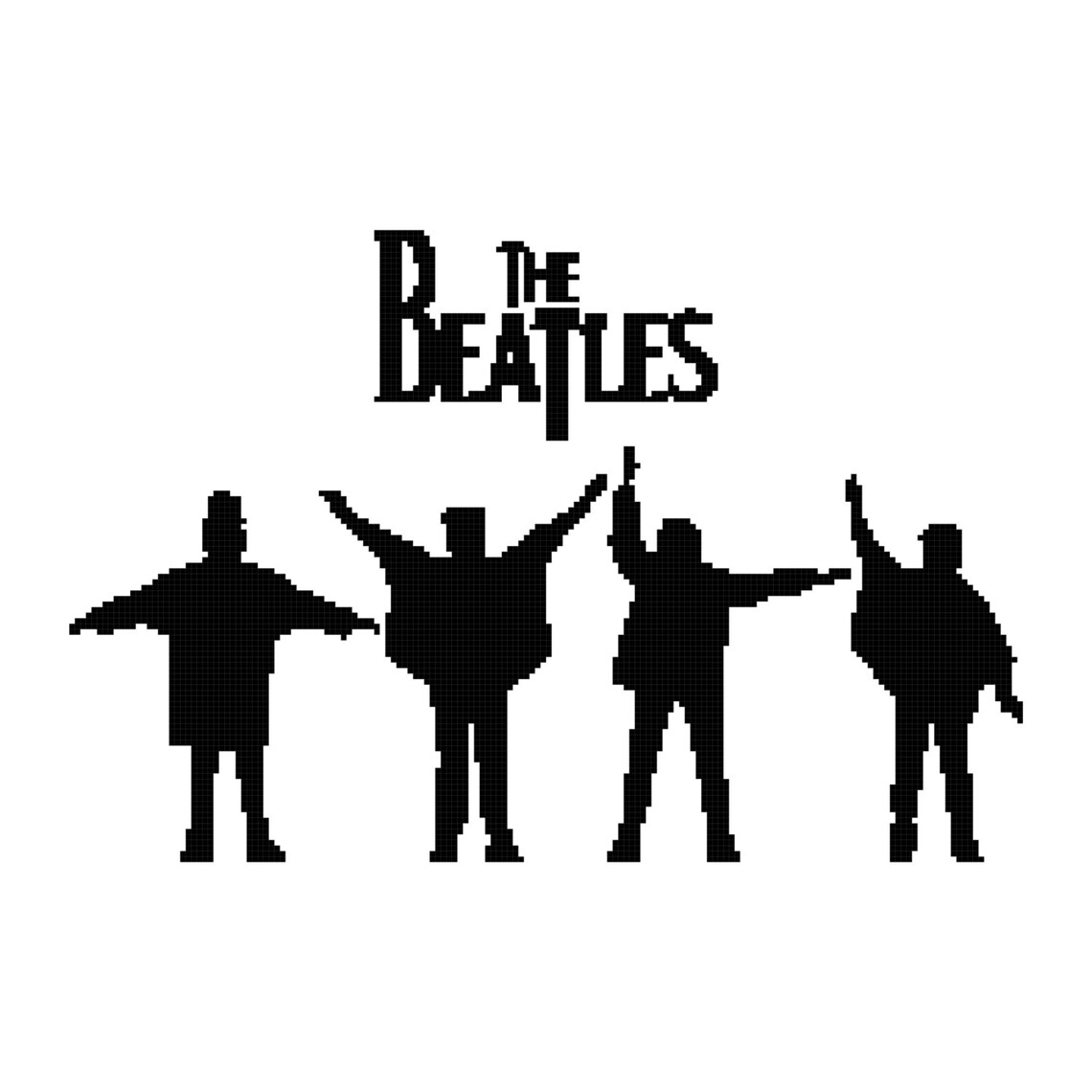 Cross Stitch Pattern - the Beatles 2 - PDF - Instant Digital Download ...