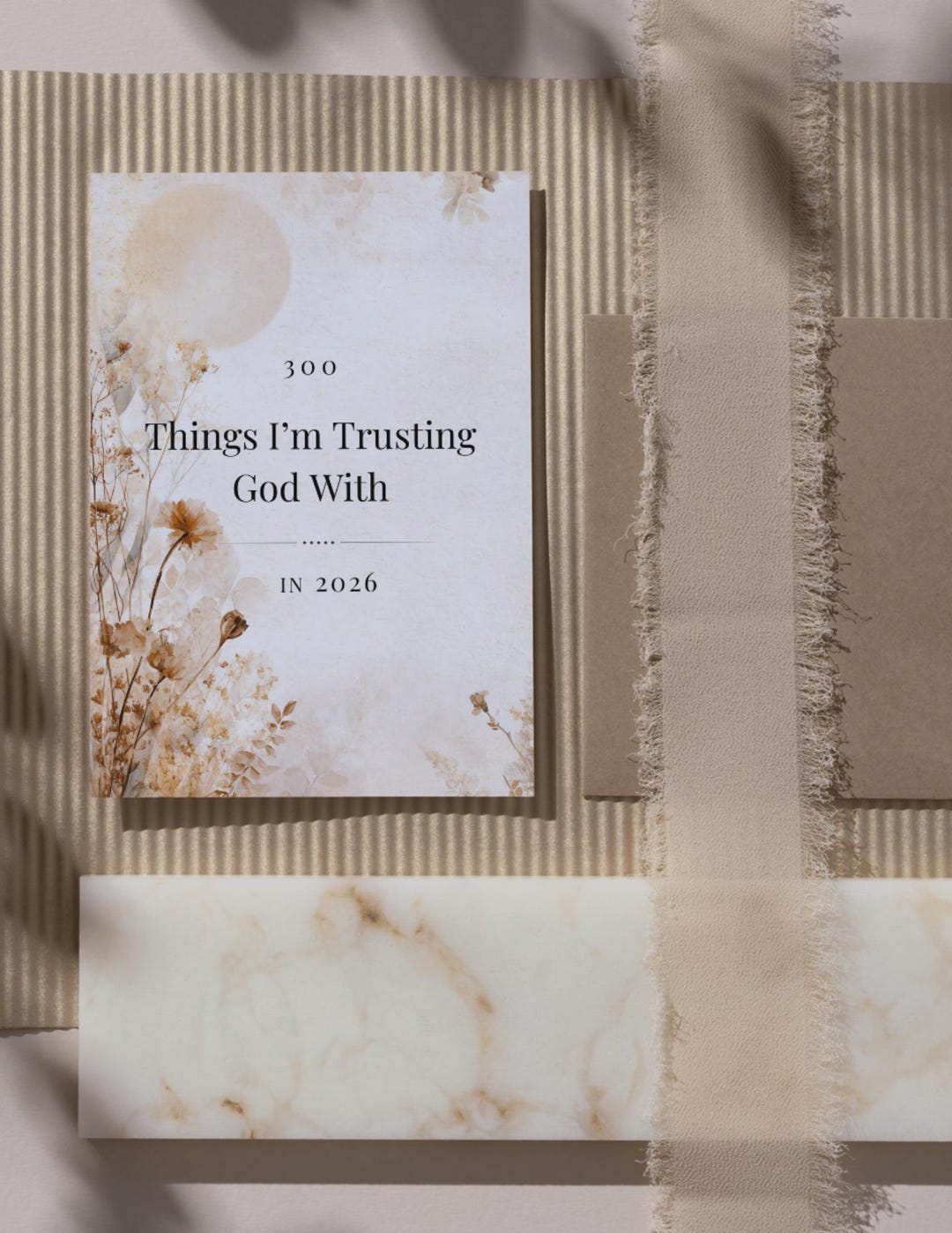 300 Things I’m Trusting God With in 2026 | Editable Faith Journal ...