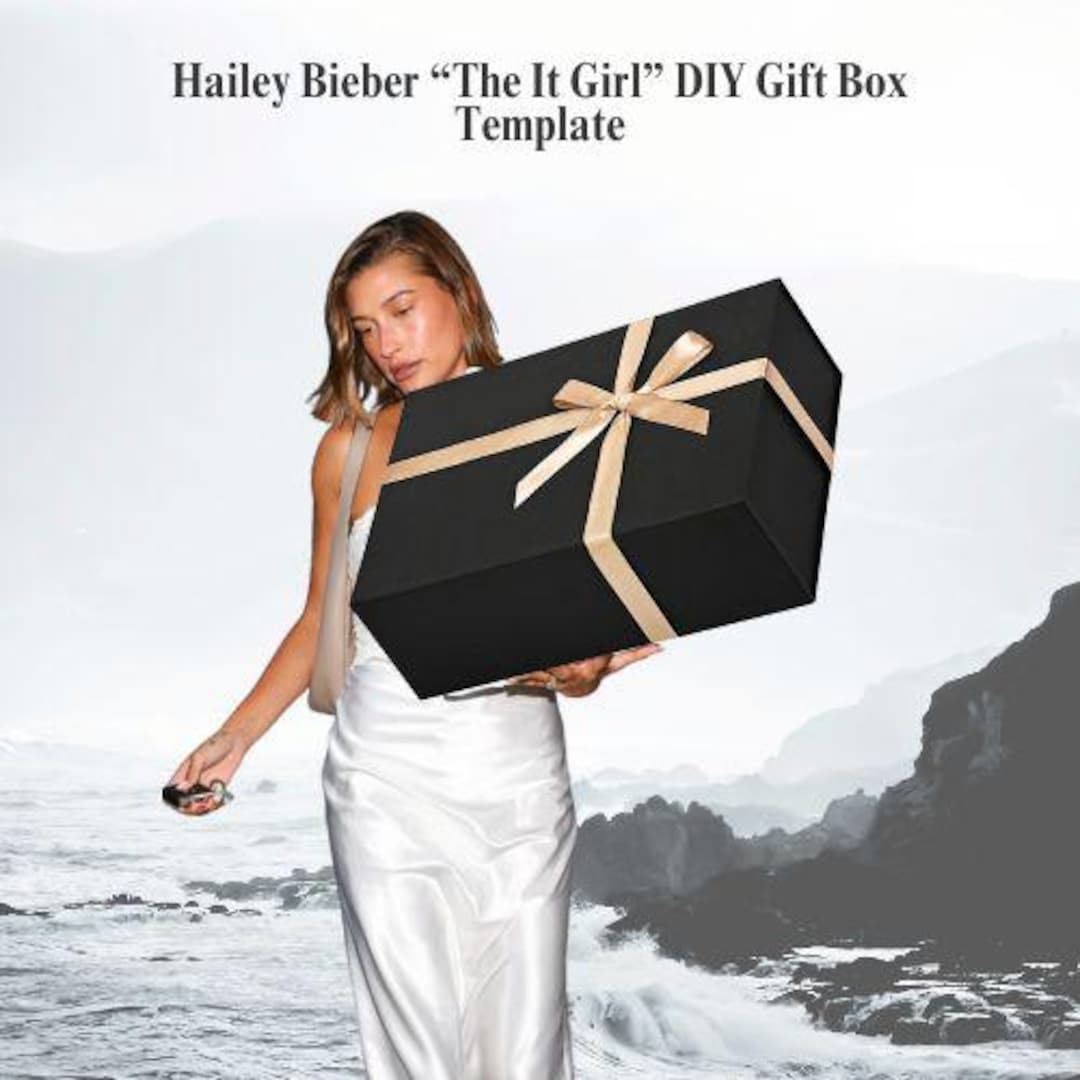 Hailey Bieber It Girl DIY Giftbox Template | Digital Download | Curated ...