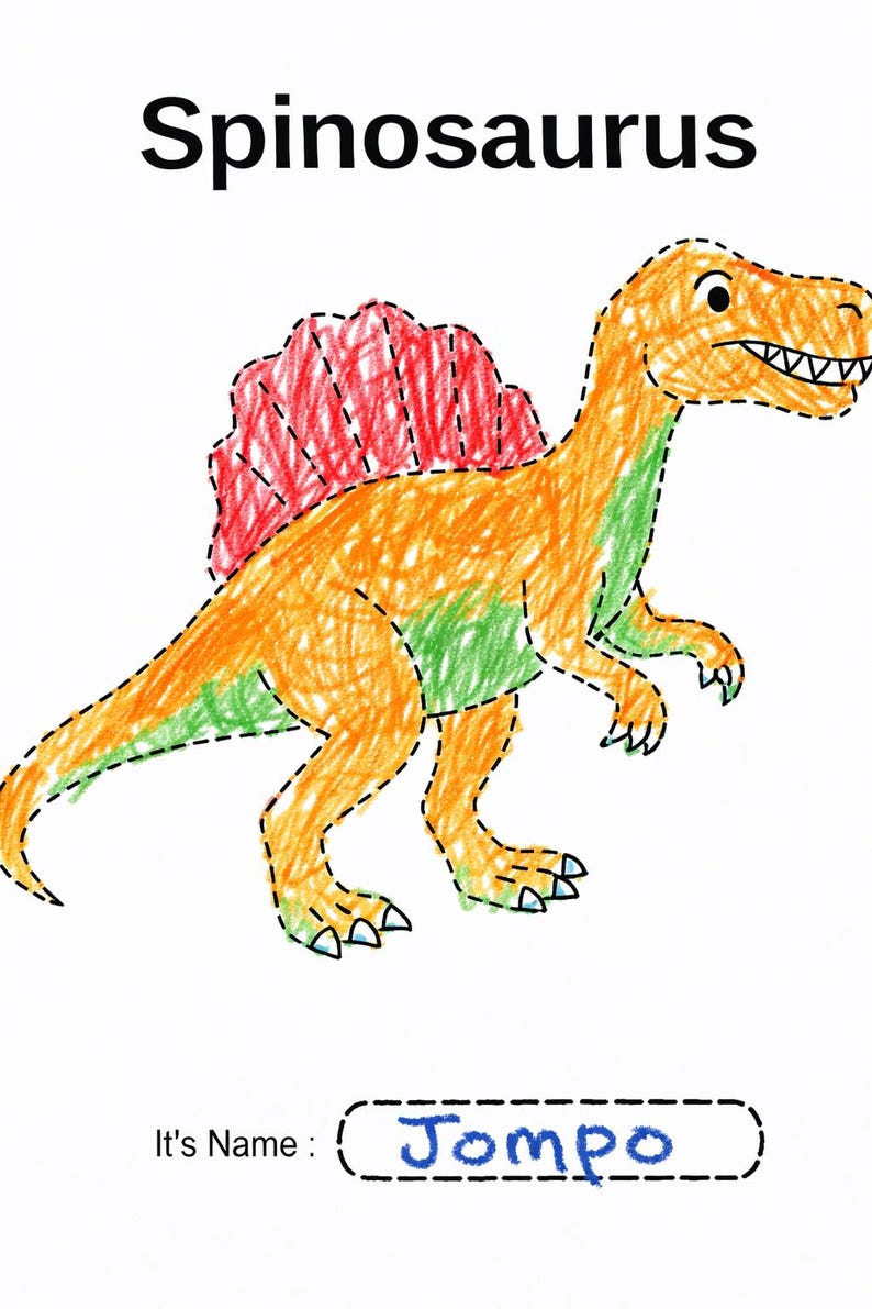 Dinosaur Coloring Pages: 10 Fun Printable Designs for Kids Worksheet ...