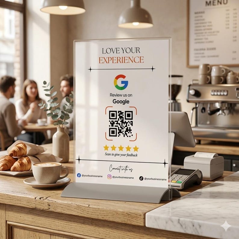 Editable Scan to Pay Sign QR Code Sign Canva Templates Bundle ...