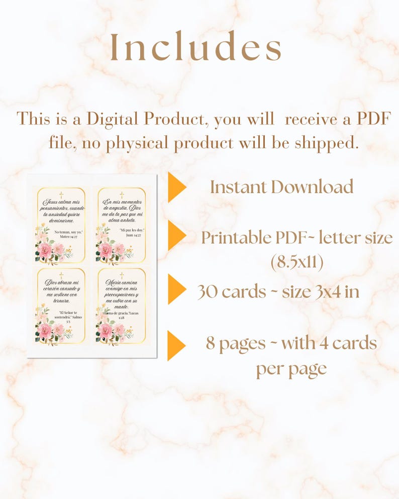 Catholic Affirmation Cards, Tarjetas Catolicas De Afirmación Para ...