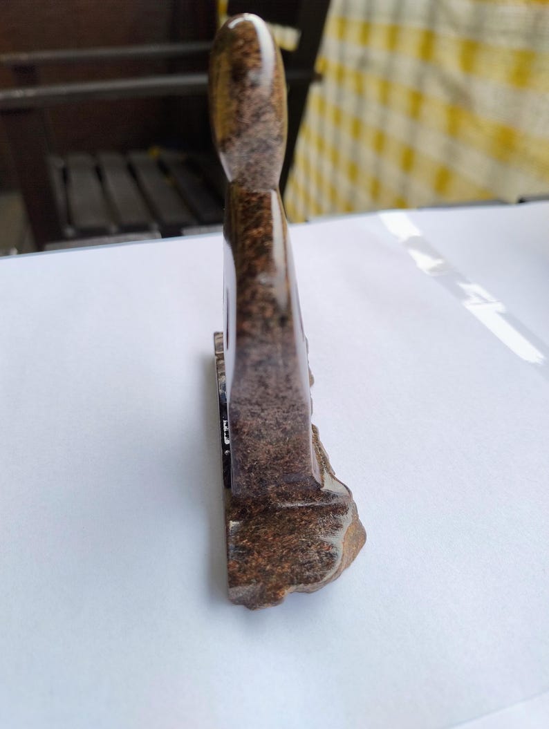 Soapstone Standing Figure – Hand Carved Abstract Power Pose Sculpture ...