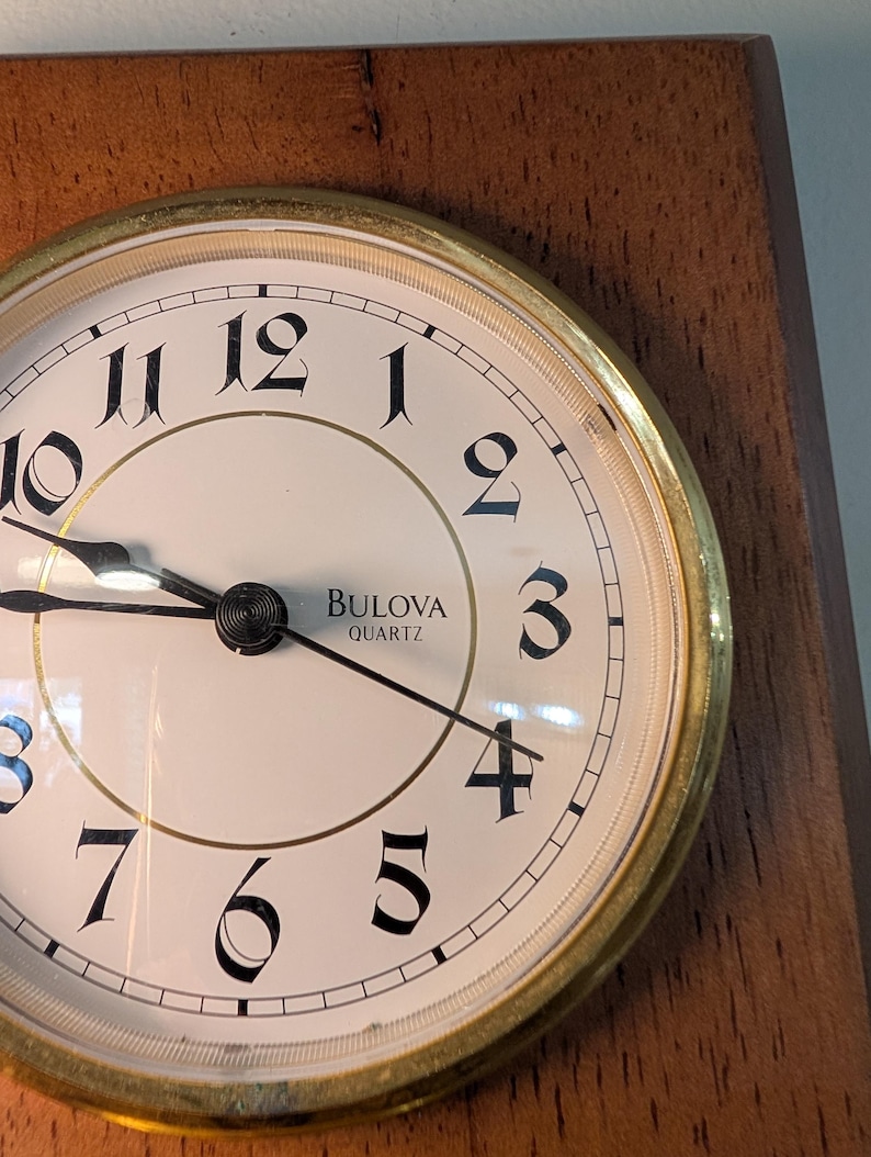 Vintage Bulova Weather Station Clock, Barometer, Thermometer ...