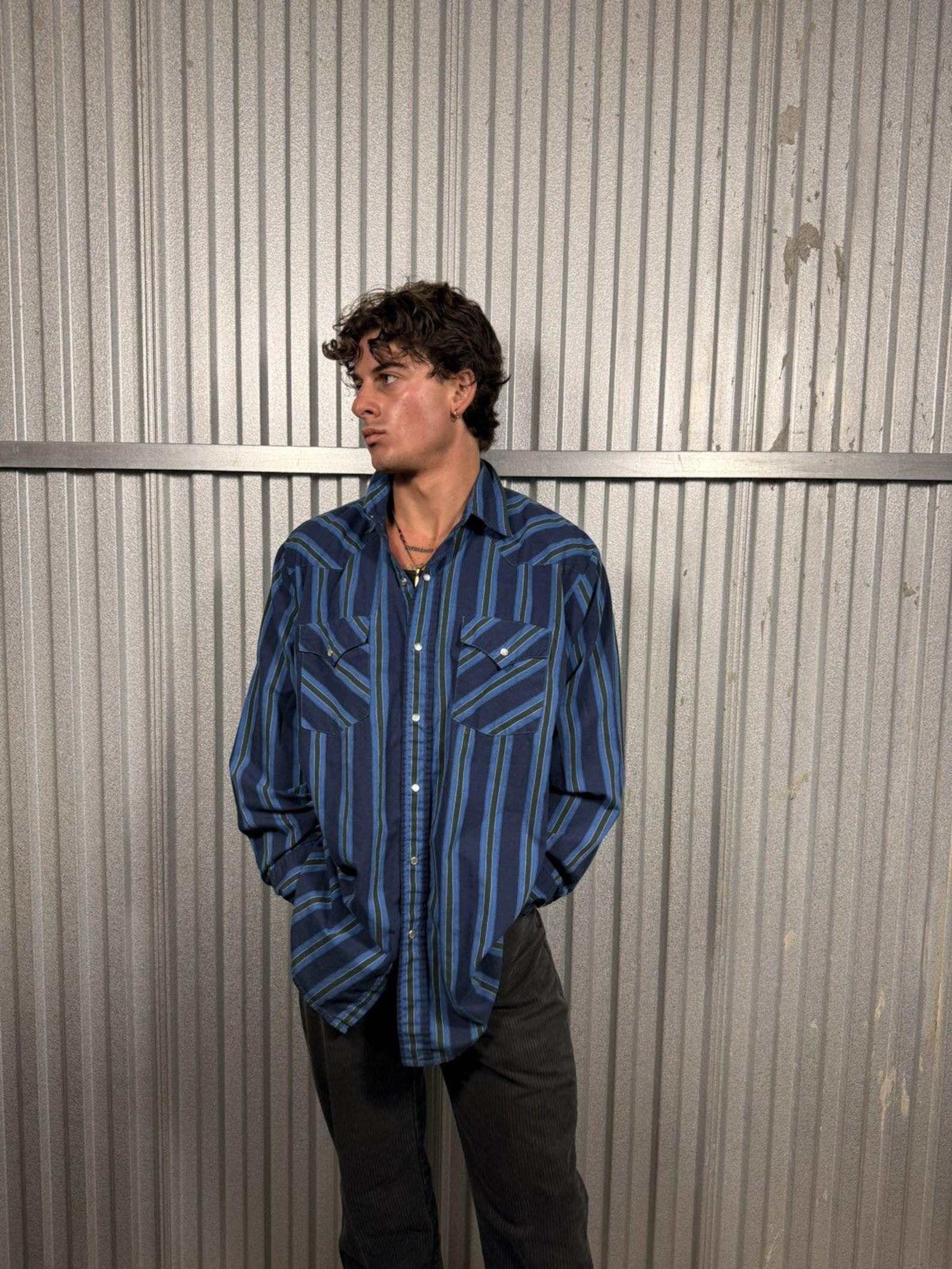 Vintage Toro Western Pearl Snap Pinstripe Western Shirt - Etsy