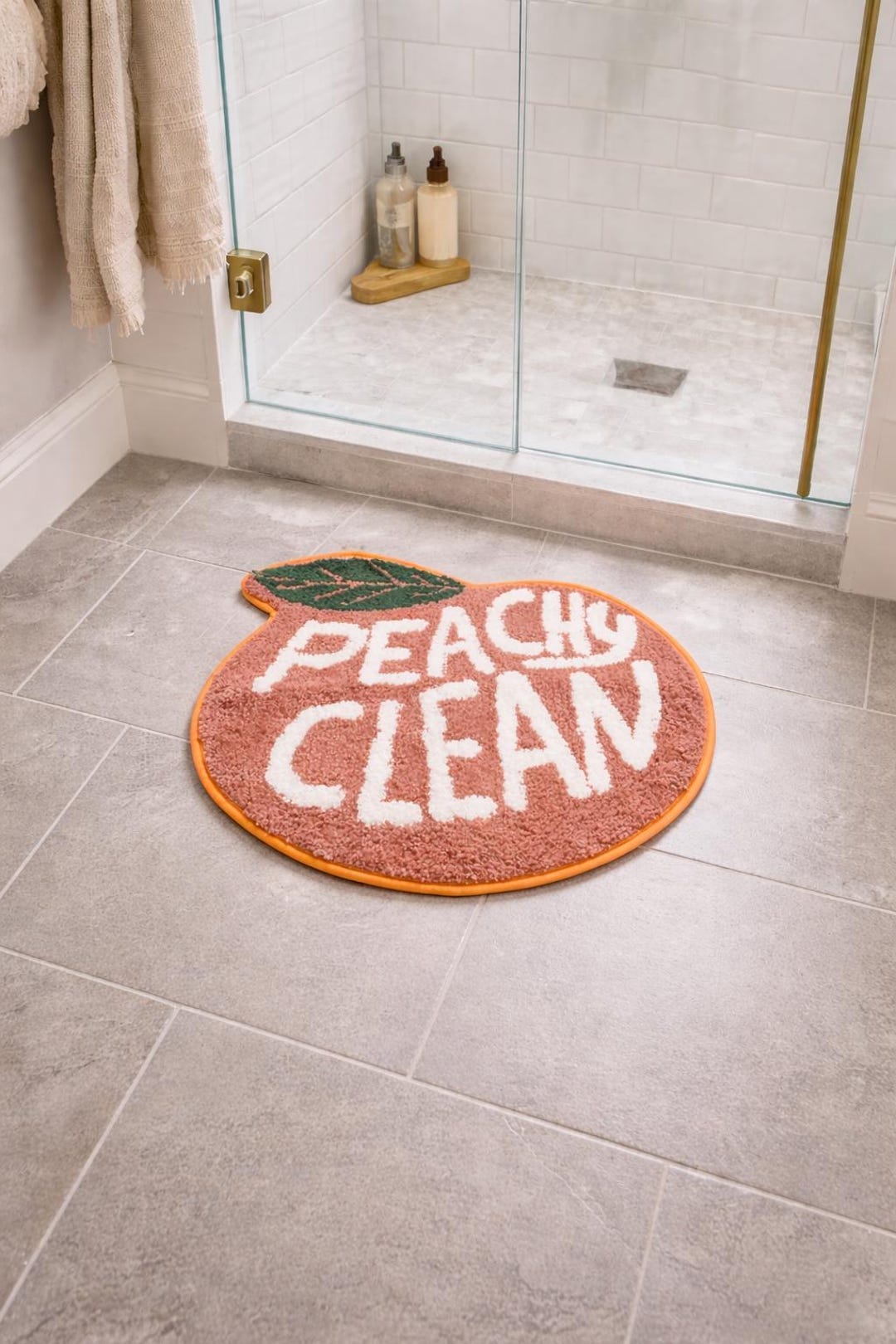 Peachy Clean Bath Mat
