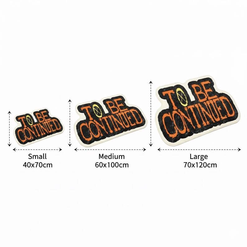 To Be Continued Meme Rug - Tufted Anime Fan Art Decor - Birthday Gift ...