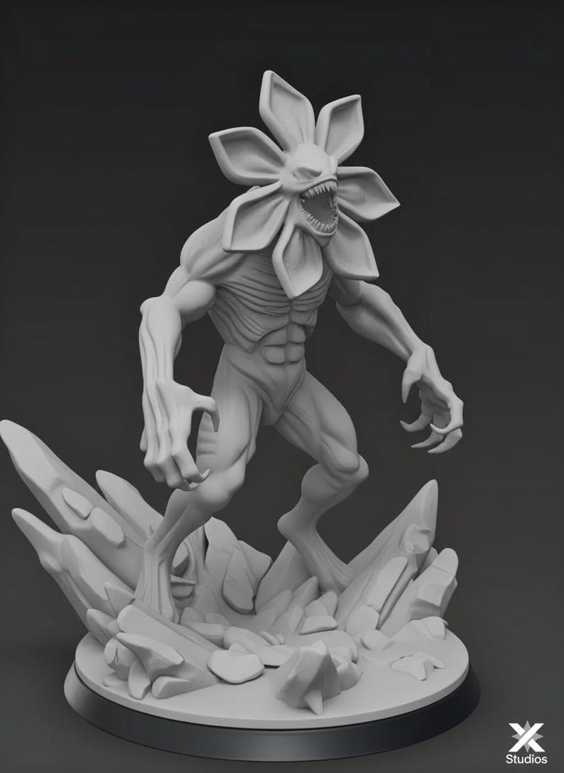 Demogorgon Lava Base STL | Horror Monster 3D Print Model | Stranger ...