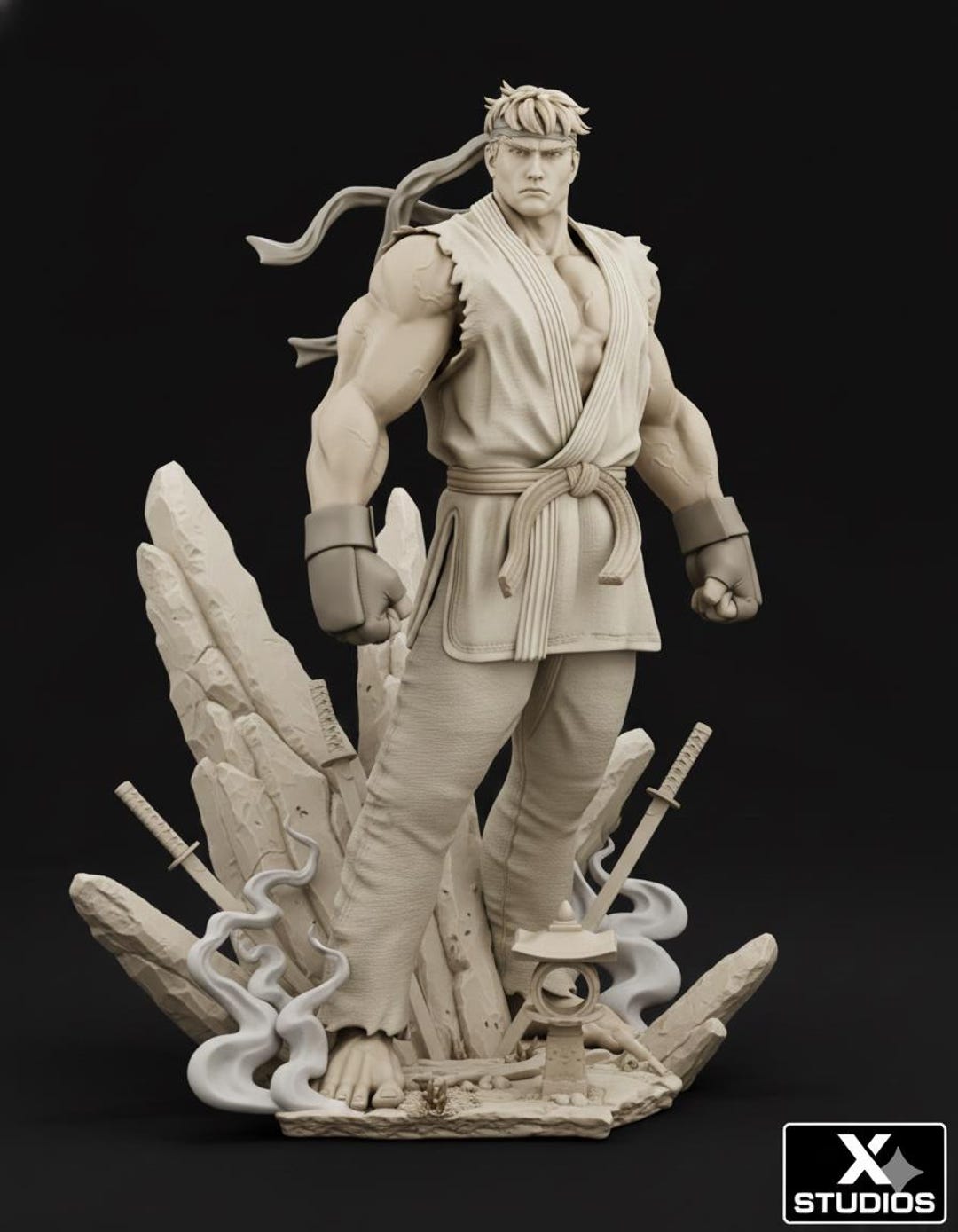 Ryu STL – 3D Printable Fighting Game Figure | High Detail Collectible ...