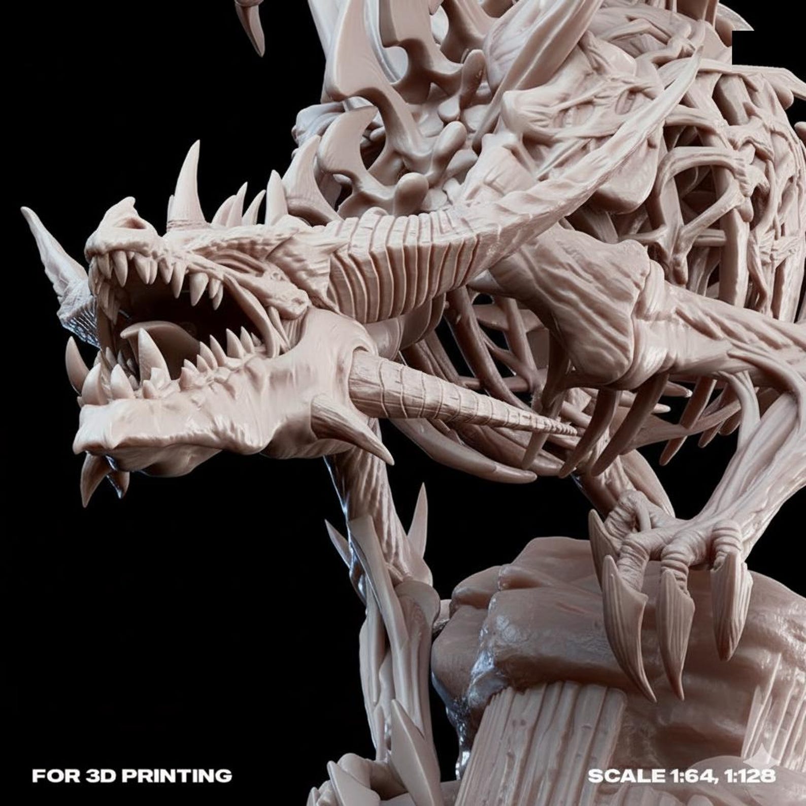 Frost Wyrm STL | Wow Ice Dragon 3D Print Model (digital Download) - Etsy