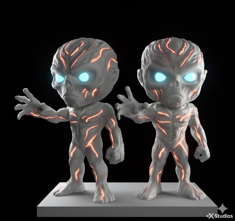Vecna Funko Pop Style STL | Stranger Things Chibi 3D Print Model | Cute ...