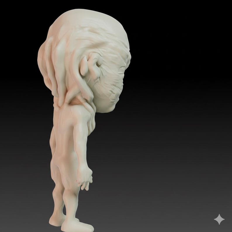 Chibi Vecna STL | Stranger Things Cute Horror 3D Print Model | Chibi ...